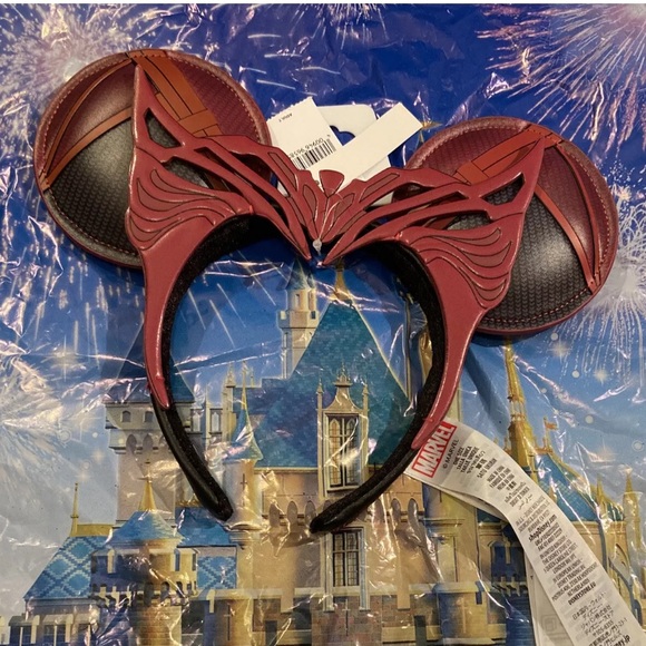 Disney | Accessories | Scarlet Witch Wanda Mickey Ears Headband Marvel ...